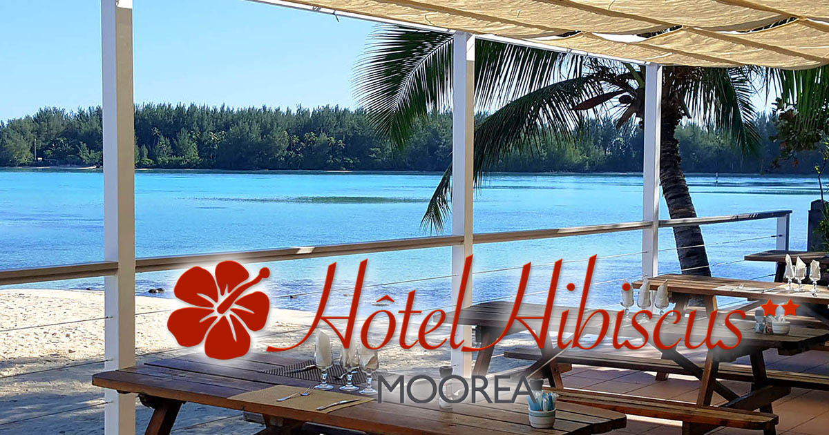 Hibiscus hotel: hotel and restaurant in Moorea - French Polynesia